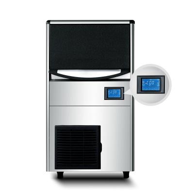 China Commercial 60KG/24H Cube Ice Maker Machine Full-Automatic Ice Bin Maker for sale