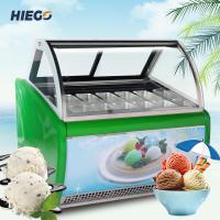 China R404 Ice Cream Cone Display Cabinet Baked Pastry Ice Cream Dipping Case Stand Alone for sale