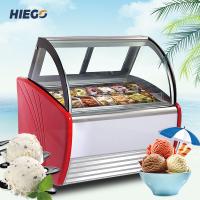 China R404 Ice Cream Cone Display Cabinet Baked Pastry Ice Cream Dipping Case Stand Alone for sale