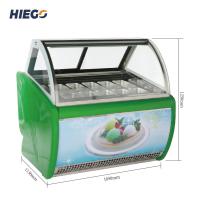 China 950w Ice Cream Display Cabinet R404a Dipping Cabinet Freezer Stainless Steel for sale