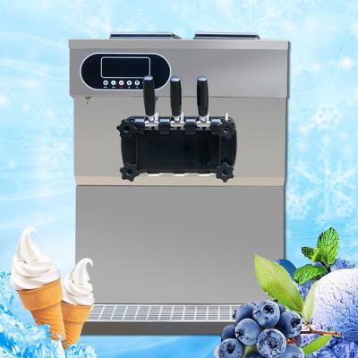 China Tabletop 25l Commercial Ice Cream Machine Soft Serve Free Standing for sale
