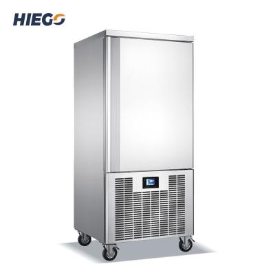 China 15 10 Pan Scommercial Flash Freezer 5 Pans Blast Chiller Shock Freezer for sale