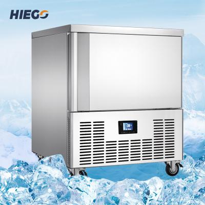 China 5 Trays Automatic Cold Storage Blast Freezer Chiller Countertop Defrost for sale