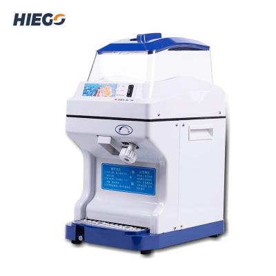 China Hopper Commercial Ice Crusher Snow Cone Maker 320rpm Automatic Ice Shaver for sale