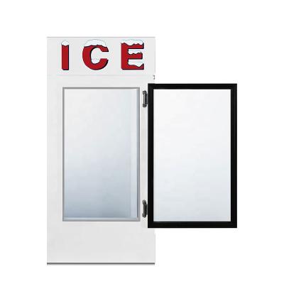 China Commercial Ice Merchandiser Stainless Steel Full Automatic Air Cooling Dipping Freezer for sale