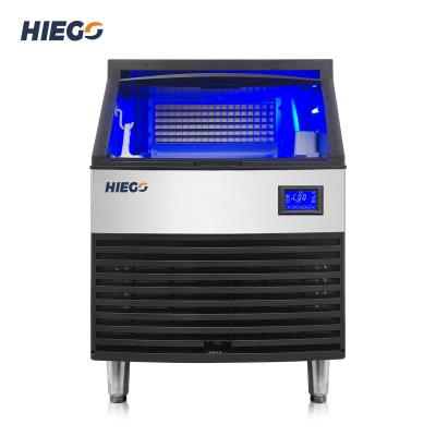 China Angled Pellet Ice Maker Undercounter 90kg Automatic Craft Ice Maker Air Cooling for sale