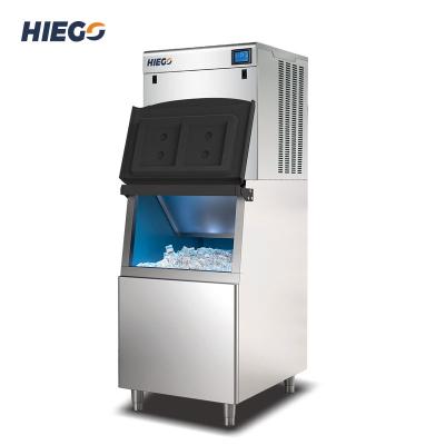 China 150kg Automatic Ice Machine 110kg Storage Air Cooling Commercial Ice Cube Maker for sale