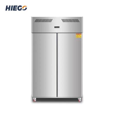 China 1000 Litres Commercial Upright Refrigerator Cabinet SS GN2/1 Fan Cooling for sale