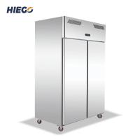 China 210W 500L Double Doors Upright Freezer  Commercial Refrigeration Equipment for sale