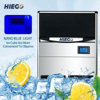 China 100KG Barrel Ice Maker R404a Commercial Ice Cube Machine Air Cooling for sale