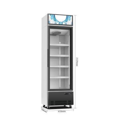 China Commercial Retail Glass Door Chiller Drink Cooler Supermarket Display Refrigerator for sale