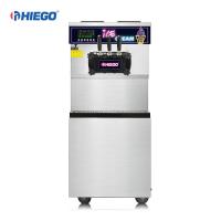 China 3 Flavor Roll Maker In Stainless Steel 25L Desktop Commercial Ice Cream Machine for sale