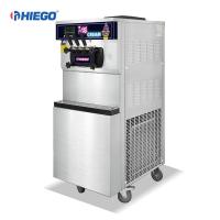 China 3 Flavor Roll Maker In Stainless Steel 25L Desktop Commercial Ice Cream Machine for sale