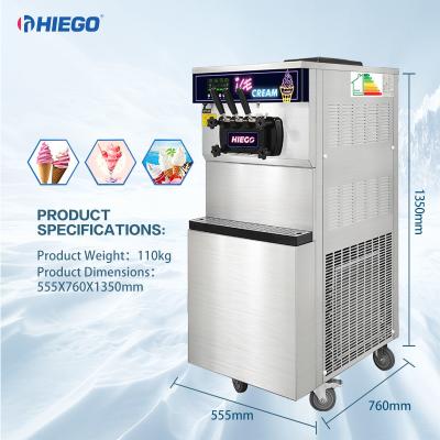 China Mobile Gelato Maker Commercial 36l Hotel Commercial Ice Cream Machine for sale