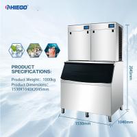 China Medium Sized Stainless Steel Ice Cube Manufacturing Machine With 1 Ton / Day Production for sale