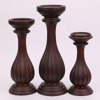 China wood vintage candle stick for sale