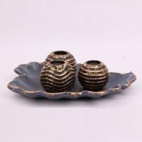 China Antique brass candle holder for sale