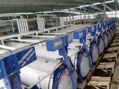 China Cement AAC Industrial Autoclave , Thermal Insulated Glass / Wood And Rubber Autoclave for sale