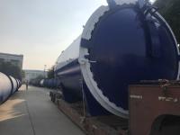 China Chemical Laminated Glass Autoclave For Wood / Brick / Rubber / Food , Φ2.5 m for sale