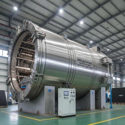 China Super Large Autoclave for One-Shot Integral Forming of Large Carbon Fiber Composite Aircraft Cabin, Wing and Panel Components for sale