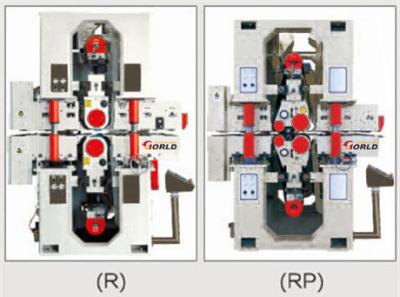 China 2 heads 2 sides calibrating wide belt sander for plywood MDF board BSG2613RC/ BSG2613RPC for sale