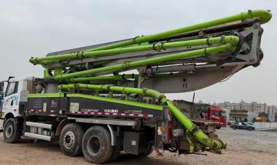 China Manufactured Concrete Pump Trucks with Max Theoretical Output of 100/60m3/h and Max Vertical Reach of 43m Made in 2021.7 for sale