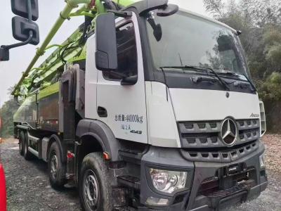 China Second Hand Concrete Pump Truck with Max Theoretical Pressure of 11Mpa and Max Horizontal Reach of 56m for sale