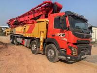 China 180m3/h Used Concrete Pump with Max Theoretical Output of 180m3/h and 56m Horizontal Reach for sale