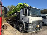 China Large Hydraulic Hose Line Pump Truck 58m Boom Pump for sale