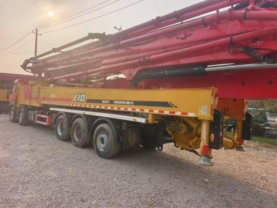 China 53000kg Refurbished Concrete Pump Trucks 61m Horizontal Reach for sale