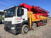 China 180m³/H Small SANY Truck Mounted Concrete Pumping Truck 62m 4T For Buildings for sale