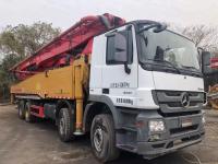 China Commercial Cement Boom Truck Line Pump Concrete Truck For Building Foundations for sale