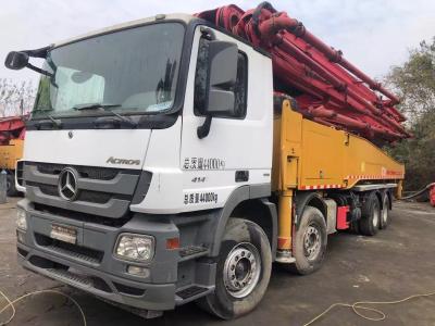 China 56m max vertical reach and 44000kg gross mass used concrete pump truck for infrastructure projects for sale