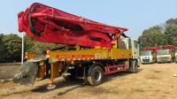 China 2020.06 Manufacture Date Concrete Pump Trucks with Max Horizontal Reach of 32m and Max Theoretical Output of 120m3/h for sale