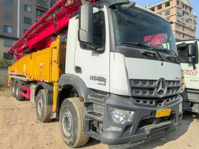 China 360° Rotation Angle Used Concrete Pump Truck for Your Construction Needs and Max Vertical Reach of 56m for sale