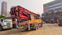 China Max Horizontal Reach of 44m Second Hand Pump Truck Perfect for Your Construction Operations for sale