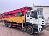 China Sany Second Hand Pump Truck Max Theoretical Output 170m3/h Max Horizontal Reach 39m for sale