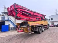 China Sany Second Hand Pump Truck Max Theoretical Output 170m3/h Max Horizontal Reach 39m for sale