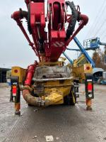 China 62m Max Vertical Reach Second Hand Pump Truck with Gross Mass of 46000kg for sale