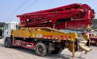 China Commercial Concrete Pump Truck Mounted 37m 58m For Road Building for sale