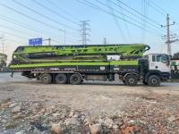 China Refurbished 70m A Line Pump Truck With Concrete Line Pump Trailer 12Mpa for sale