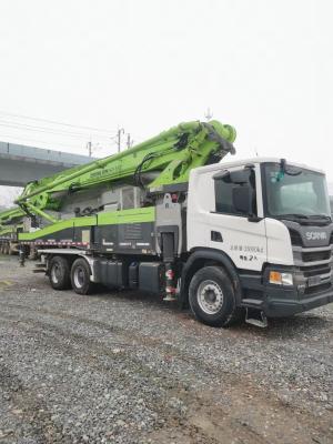 China Used Concrete Pump with Max Theoretical Pressure 11Mpa and Max Vertical Reach 52m in Good Condition for sale
