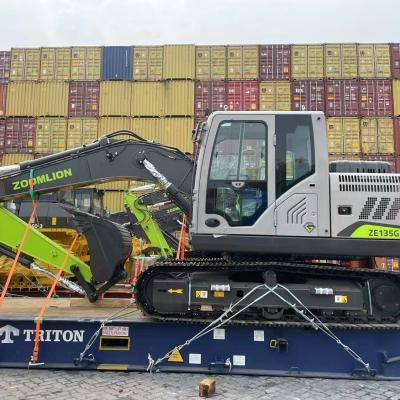 China Zoomlion ZE135G Series Crawler - type Hydraulic Excavator Powerful Power Advanced Hydraulic System Sturdy Structure Excellent Comfort for sale