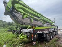 China Second Hand 63m 2020 Zoomlion Mounted Concrete Pump Scania Chassis ZLJ5541THBSE for sale