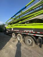 China Second Hand 63m 2020 Zoomlion Mounted Concrete Pump Scania Chassis ZLJ5541THBSE for sale