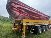 China Second Hand Climbing Capability Used Sany Concrete Pump Truck Volvo Chassis for sale