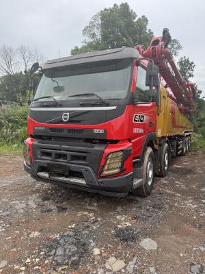 China Second Hand Climbing Capability Used Sany Concrete Pump Truck Volvo Chassis for sale