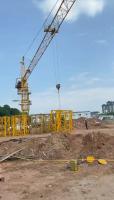China High Load Capacity Used Tower Crane Long Jib Length Diverse Construction Needs 160X16 Angle Steel for sale