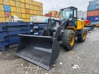 China Wheel Loader Logistics Yards Fuel Efficiency Resistant Steel 162kW Engine Power for sale