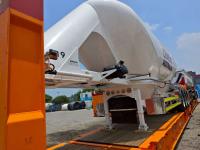 China Jamieson Pneumatic Bulk Cement Trailer 4 Bottom Unload 165 kPa for sale